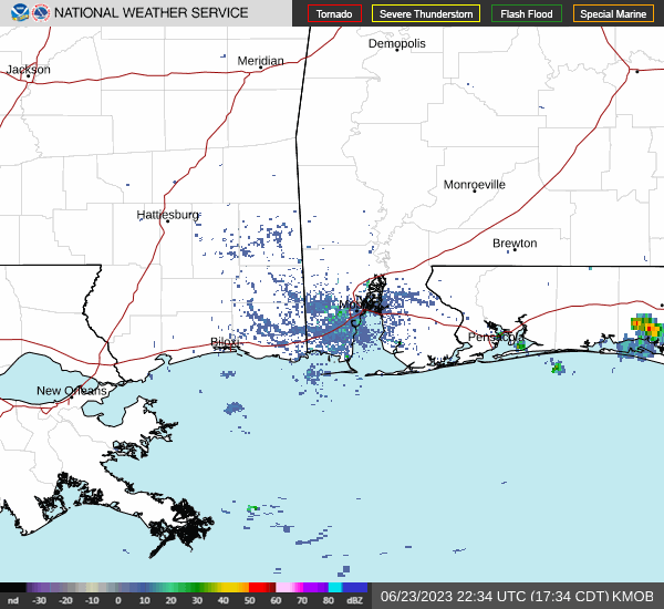 Mobile, AL Radar :: MarineWeather.net